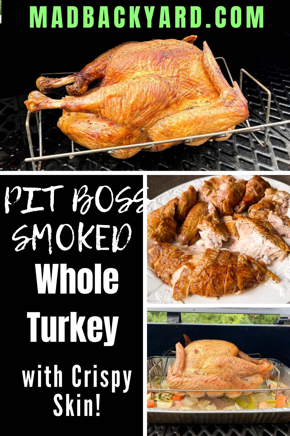 Classic Smoked Turkey on a Pit Boss | Mad Backyard