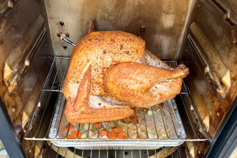 Smoked Turkey in a Masterbuilt Electric Smoker | Mad Backyard