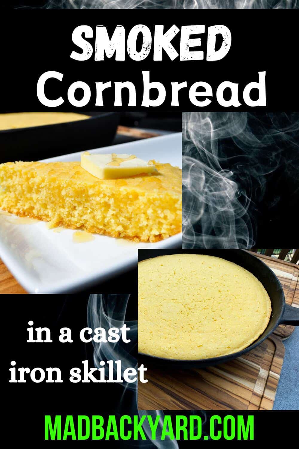 Smoked Cornbread | Mad Backyard