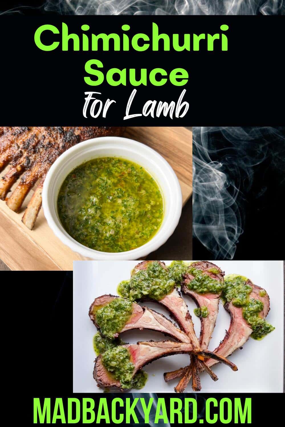 Chimichurri Sauce for Lamb | Mad Backyard