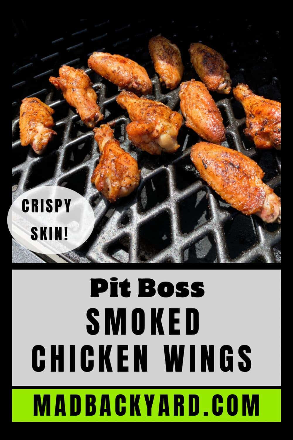 Smoked Chicken Wings on a Pit Boss Pellet Grill | Mad Backyard
